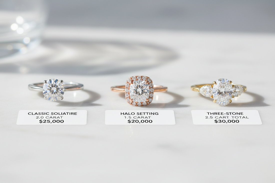 Lab‑Grown Diamond Ring Prices in 18 K Gold; The UK Guide