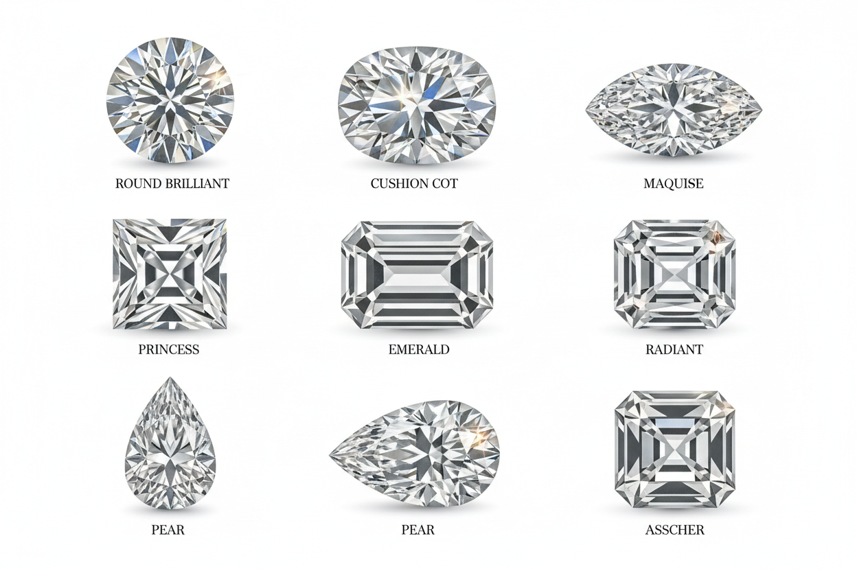 Which Diamond Shape Is Right for You? UK Guide to Cuts